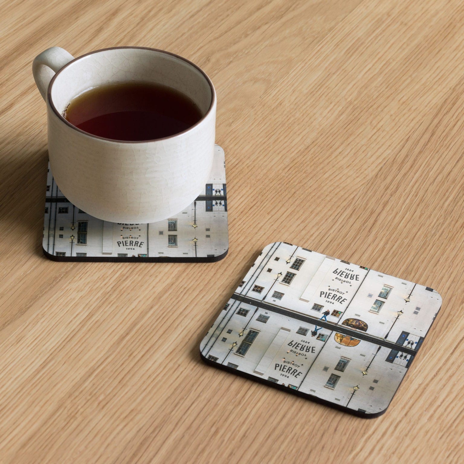 Gas Street Basin - Cork-back coaster » Damien Walmsley | Photography Rebel